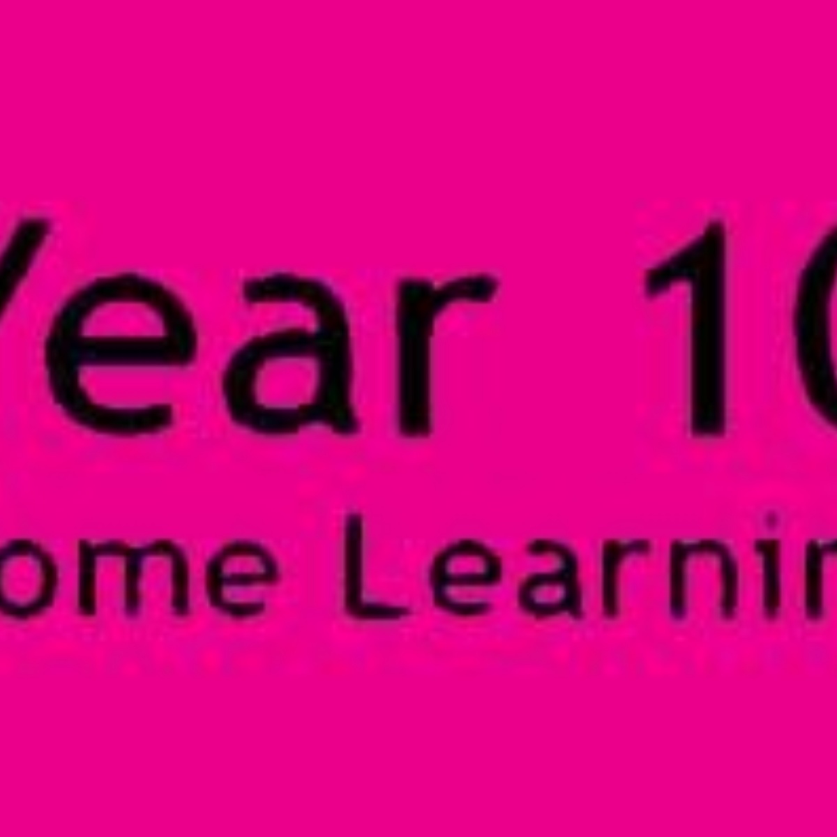 Pembroke - A Priory Academy - Yr 10 Home-learning Update